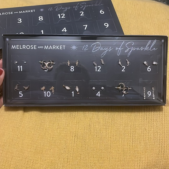 Melrose and Market | Jewelry | Nwt 2 Days Of Sparkle Earring Advent ...